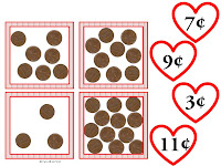 Classroom Freebies Too: Valentine's Coin Center