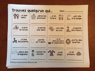 Plans for the first week of school! - Primary French Immersion Resources