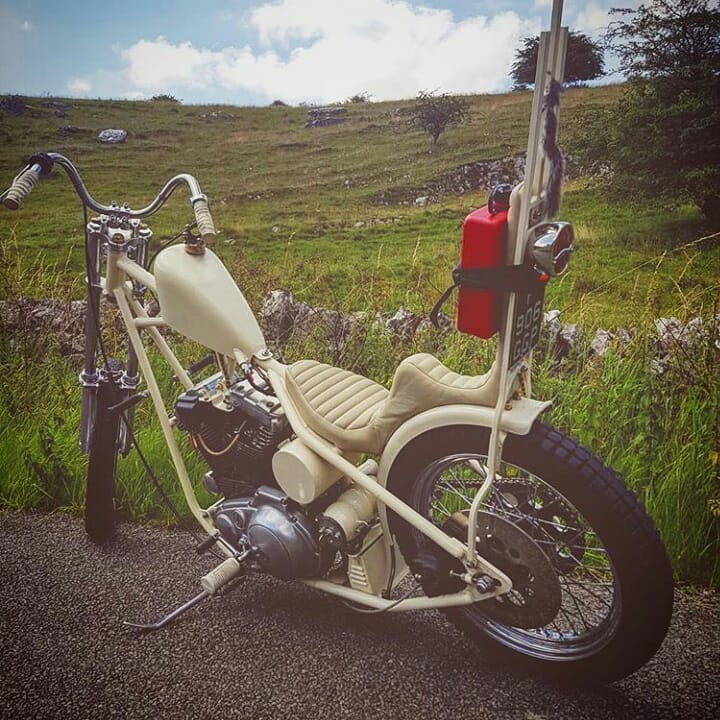 White Old Skool Chopper | kakimoto