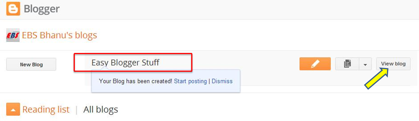 How to create a free blogger blog | course - 1 | Easy Blogger Stuff