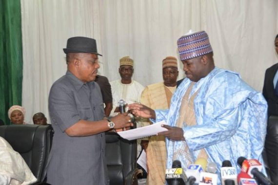 Photos: Prince Uche Secondus formally hands over to the new PDP ...