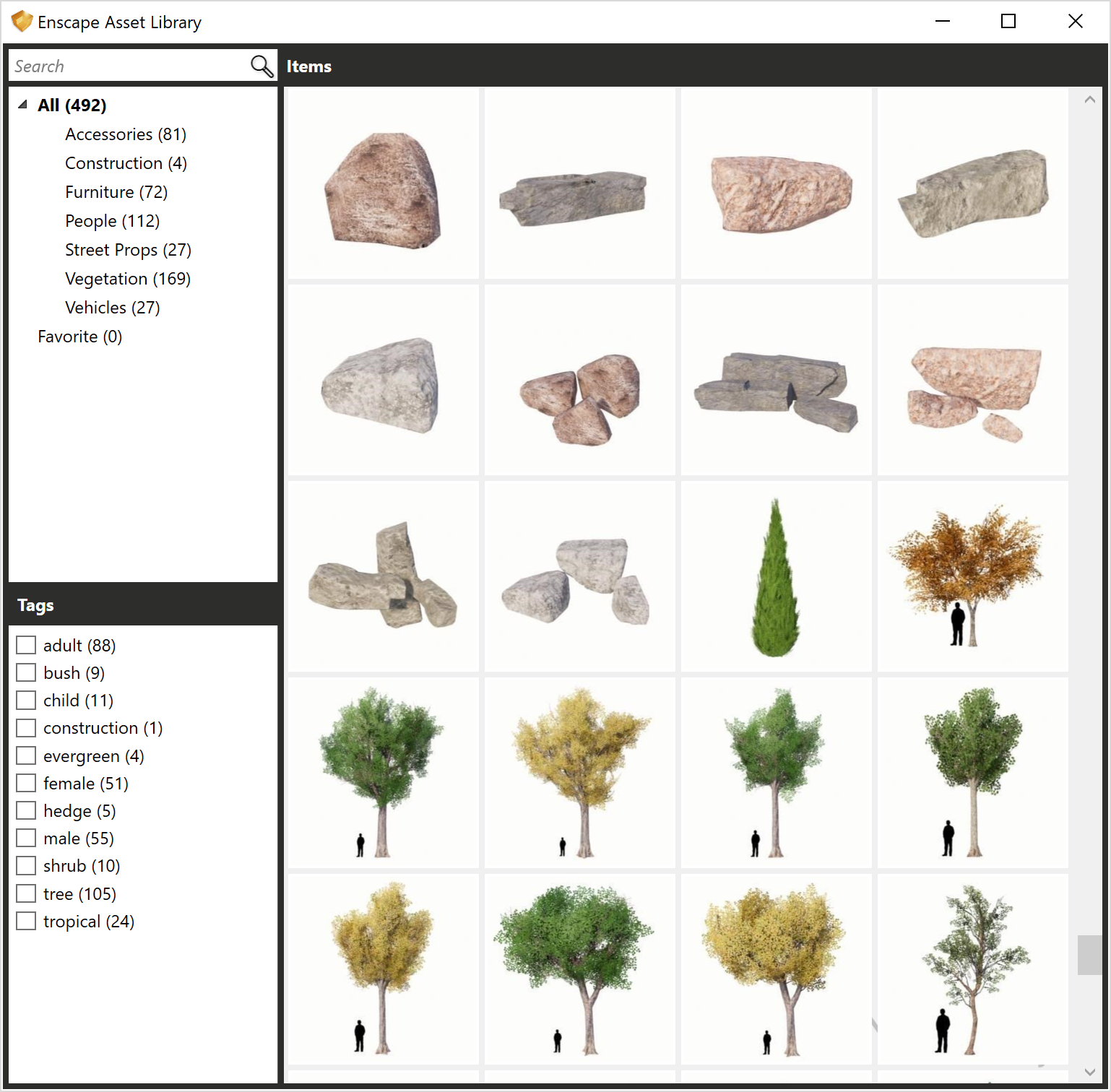 BIM Chapters: Enscape Asset Library Update