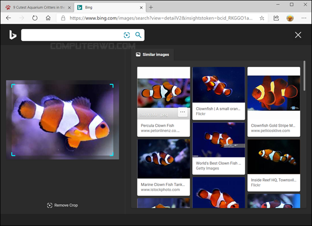 تفعيل خاصية "Search with screenshot" الجديدة في ويندوز 10