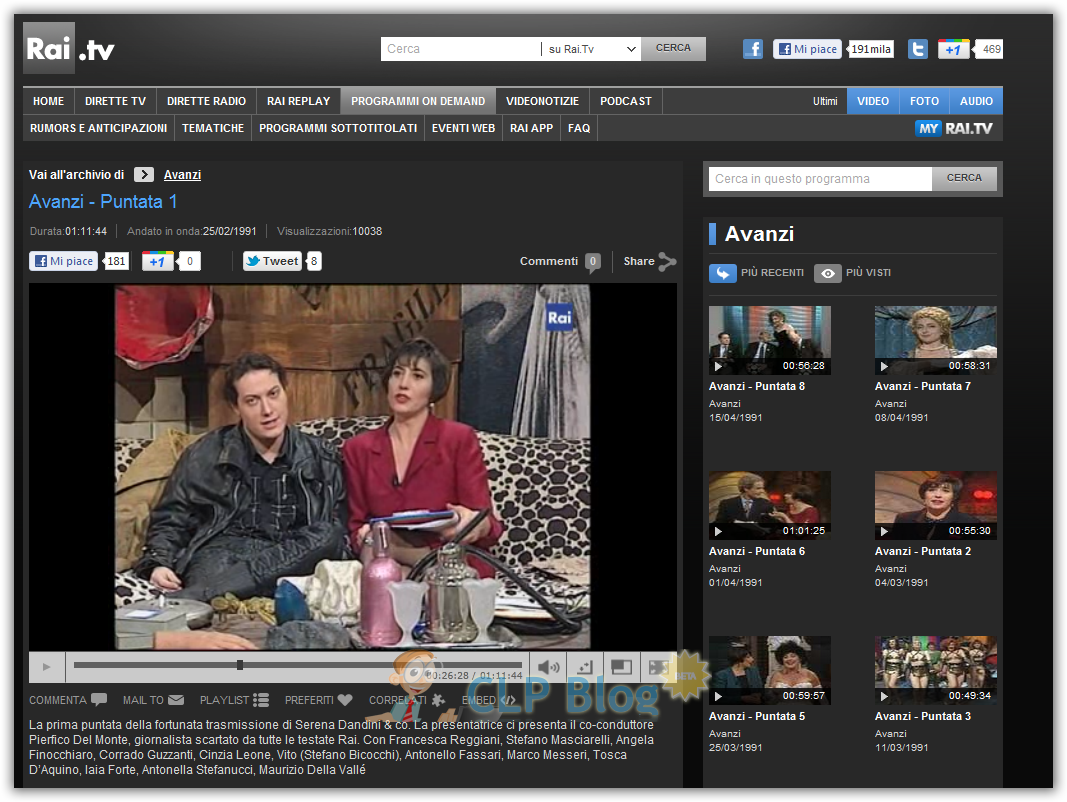 Come salvare filmati da Rai.tv - CLP Blog