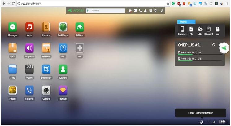 How to Remotely Control Android Smartphone From PC Using Airdroid