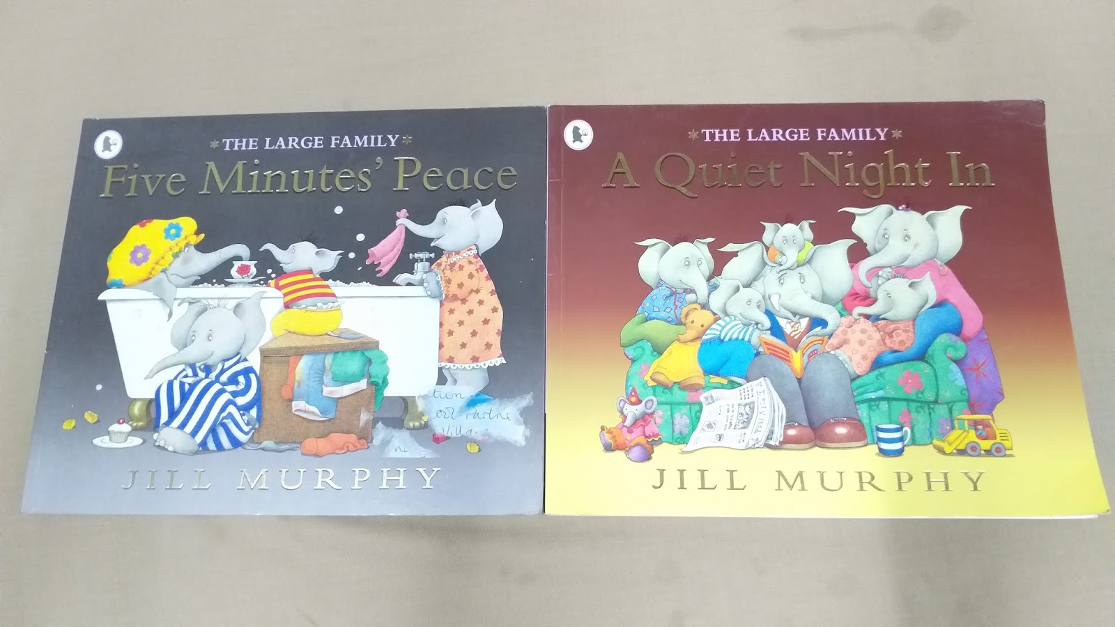 Kid Books Blog: 506.Five minutes's Peace / A Quiet night in