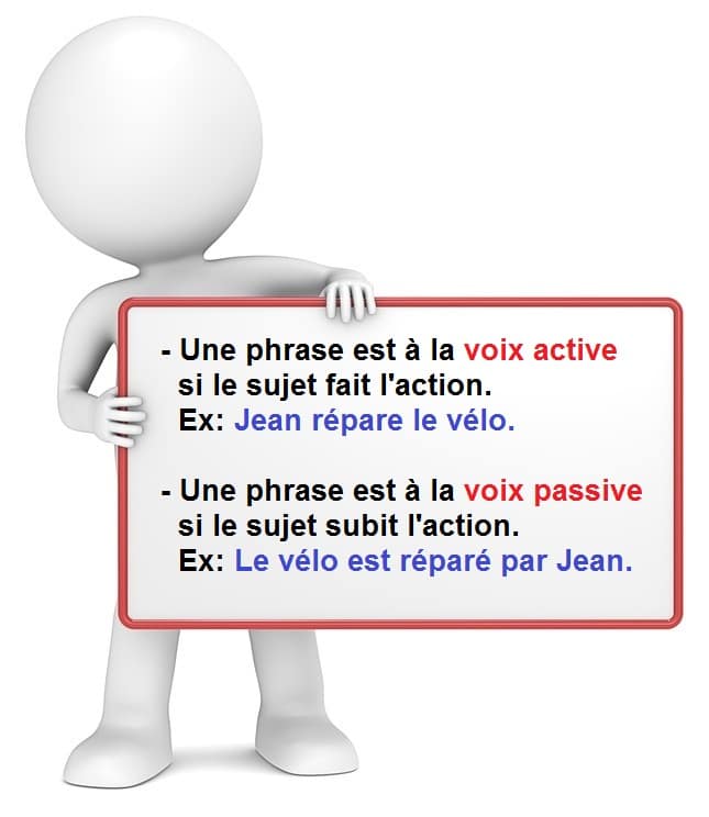 on avance: La voix passive