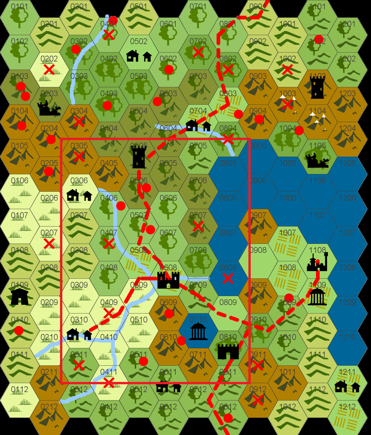 Beyond Fomalhaut: [BLOG] Hex-crawls: A Simple Guide