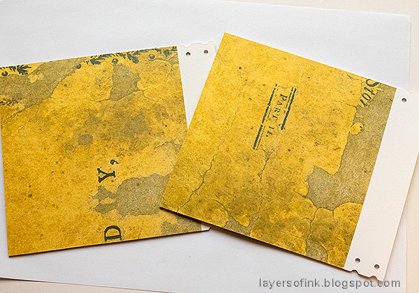 Layers of ink: Vintage Floral Folio Notebook