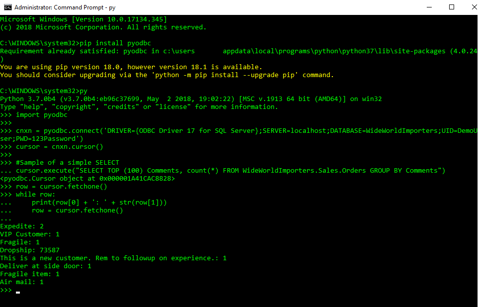 Kpitsimpl: Accessing Sql Server Data In Python
