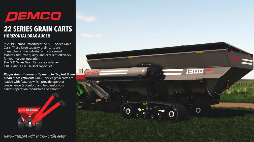 FS19 Demco 22 Series Grain Carts v1.0 - FS 19 & 22 USA Mods Collection