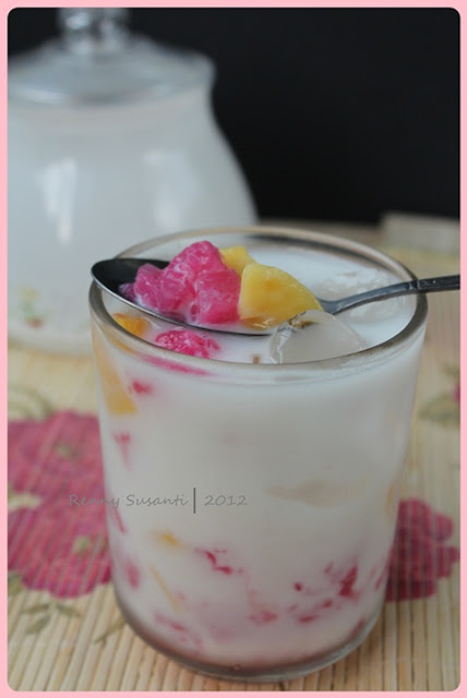 evanya cooks: Es Merah Delima