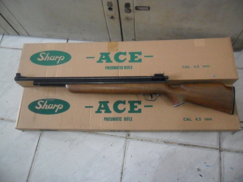 SENAPAN ANGIN: SENAPAN SHARP ACE CAL.177 / 4.5 mm - JAPAN