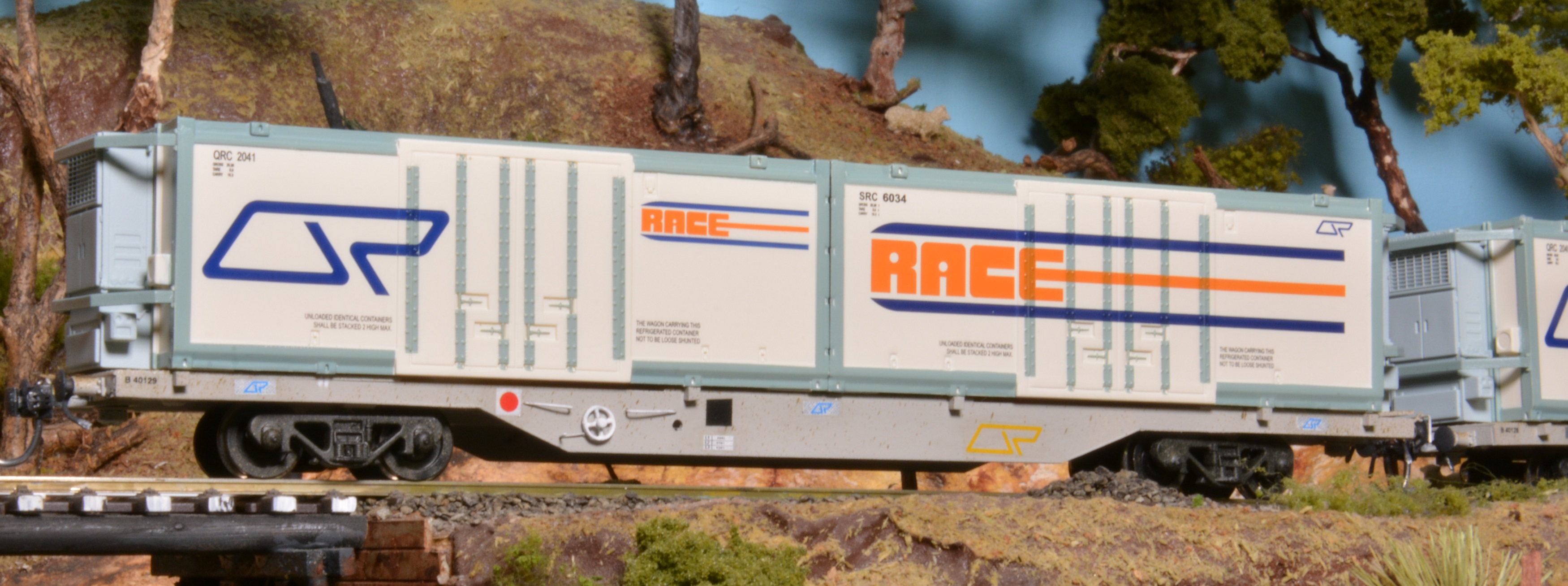 Westgate - South Western Rail: B class Containers Wagon