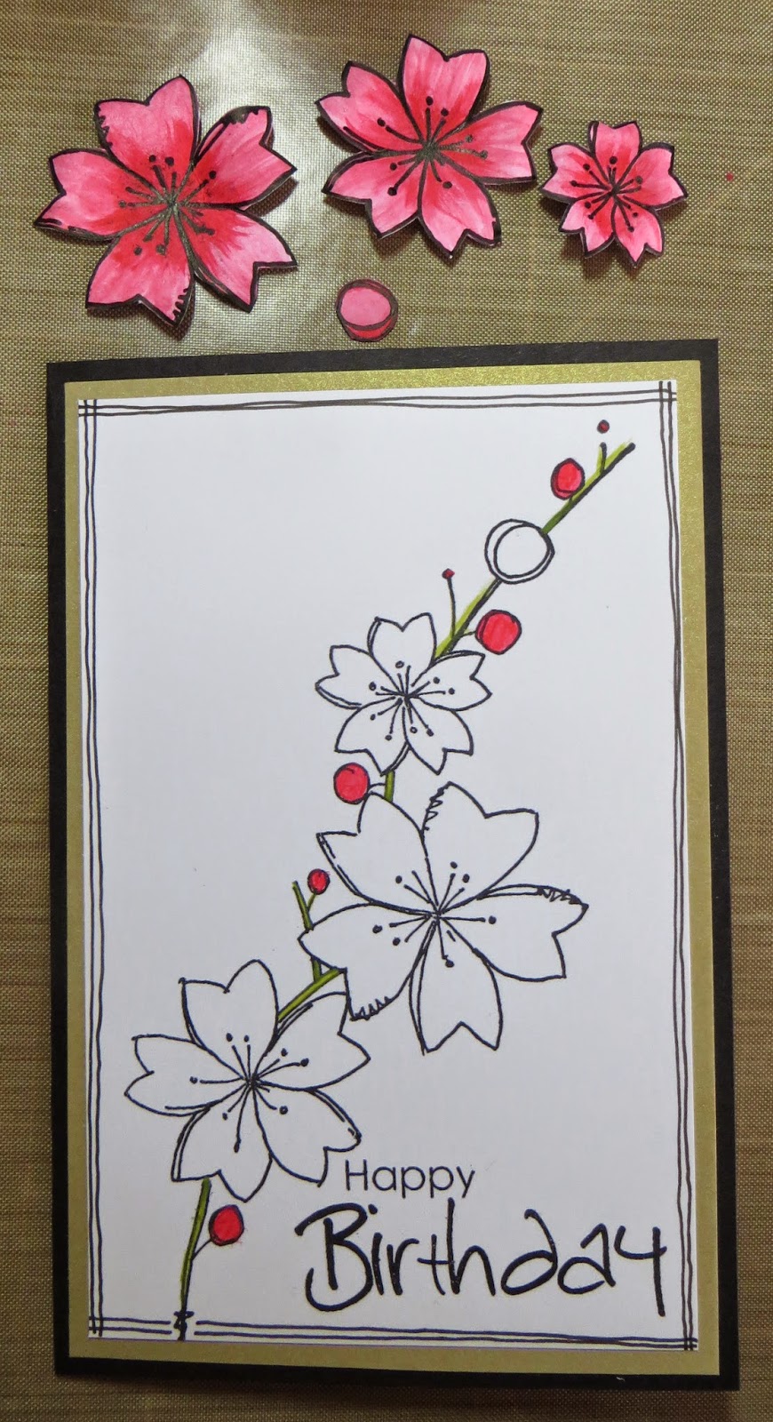 imagine that: Oriental Flower Card