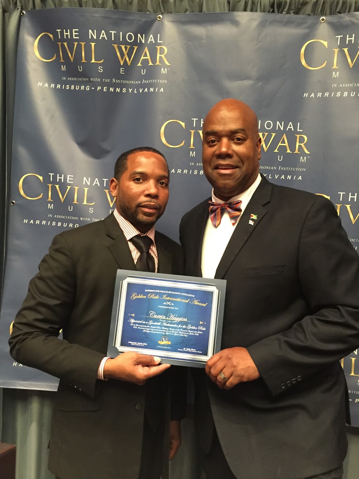 THE GOLDEN RULE INTERNATIONAL: CARVIN HAGGINS AWARDED THE GOLDEN RULE ...