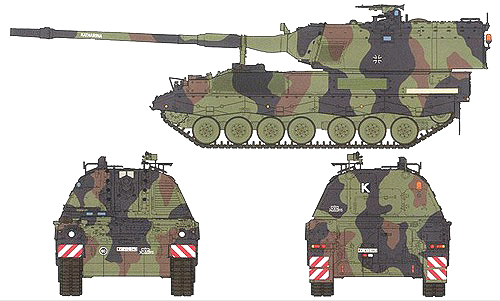 VialAvia: 023.) PzH 2000 - Panzerhaubitze by: KM-W, Rheinmetal AG., MTU ...