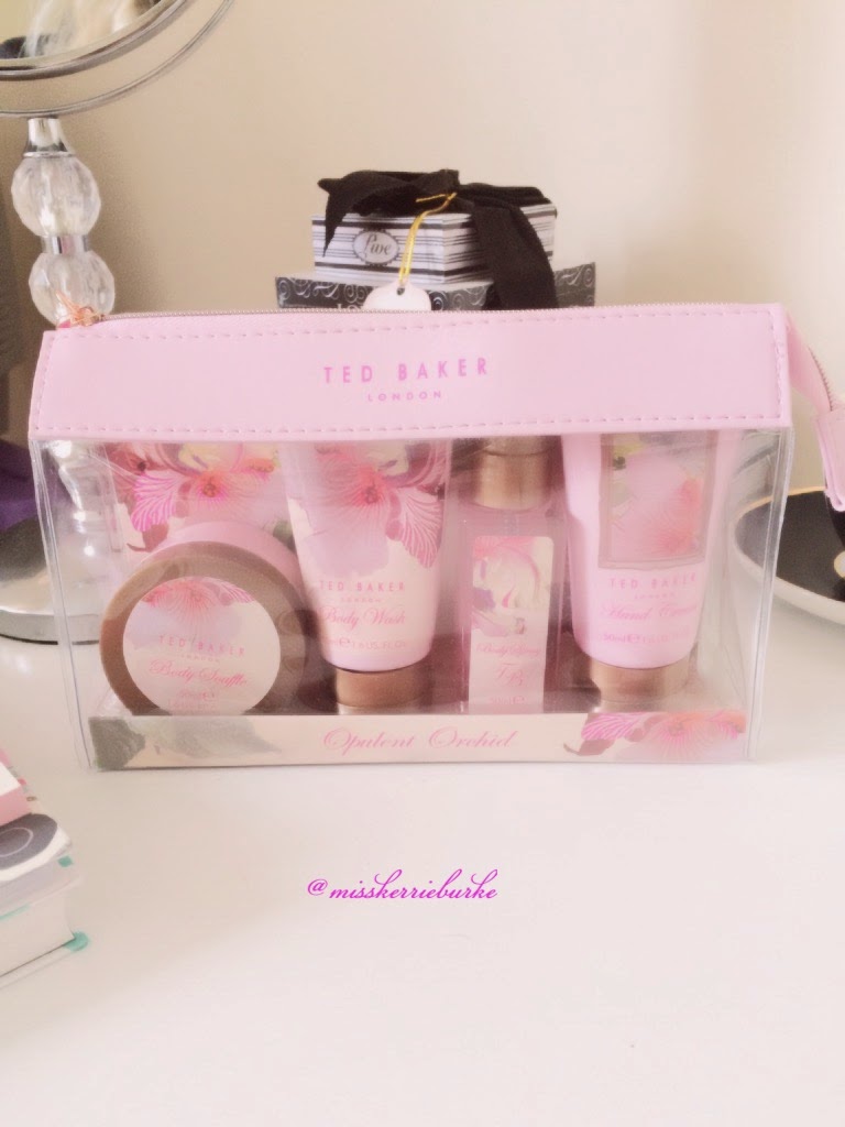 Miss Kerrie Burke: Bath & Body: Ted Baker Opulent Orchid Bath Set Review!