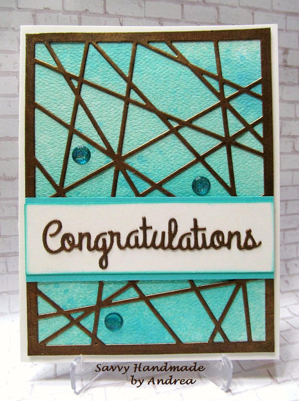 Savvy Handmade Cards: Masculine Congratulations Card
