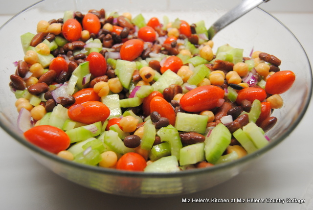 Three Bean Pasta Salad