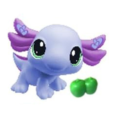 Littlest Pet Shop Series 1 Pet Surprise Axolotl (#G7 - #80) Pet | LPS Merch