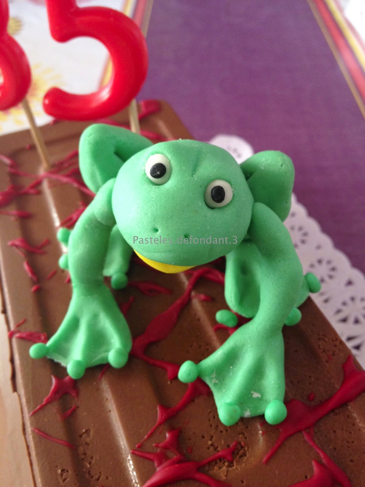 Rana | Pasteles de fondant