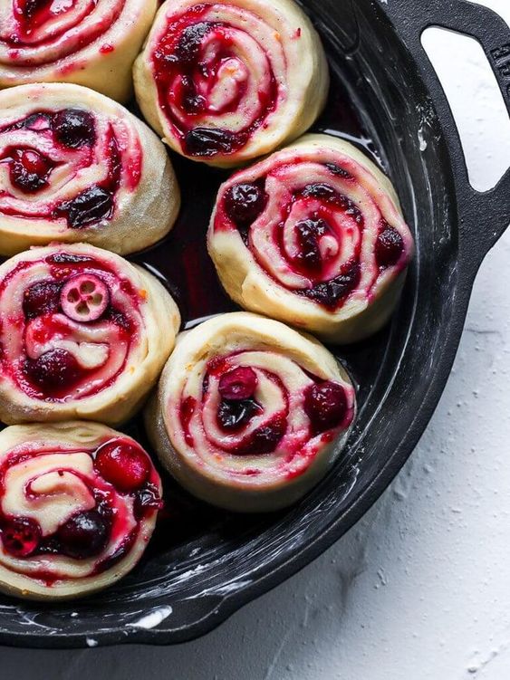 Vegan Cranberry Orange Sticky Buns - Secret Tasty Recipe Foods