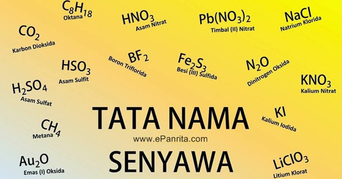 Tata Nama Senyawa - ePanrita.com