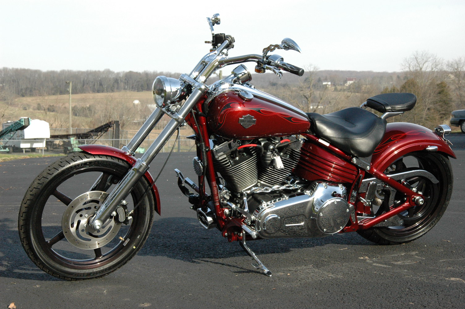 Vintage Odds and Ends: 2009 HARLEY DAVIDSON SOFTAIL ROCKER C FXCWC