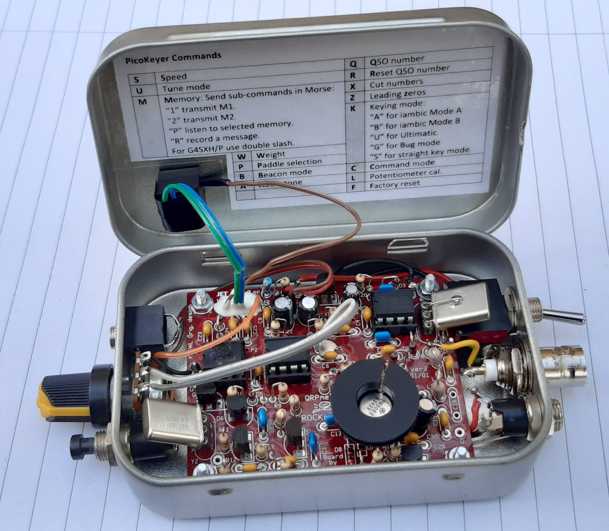 Rockmite Ultra-Portable 20m CW Transceiver
