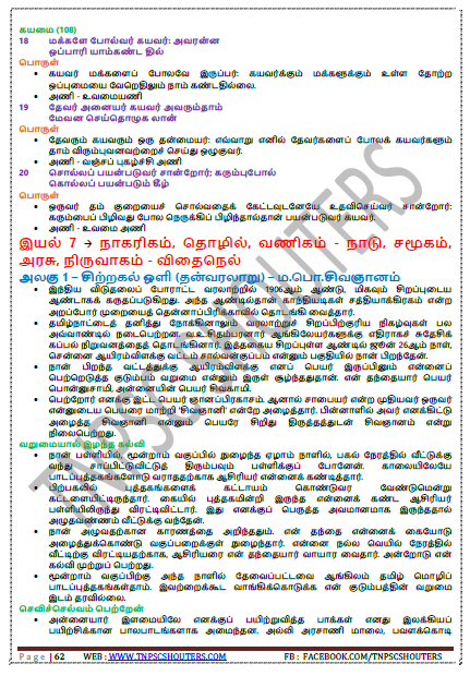 10th BOOK POTHU TAMIL STUDY MATERIAL - 10 ஆம் வகுப்பு சமச்சீர் / 10TH ...