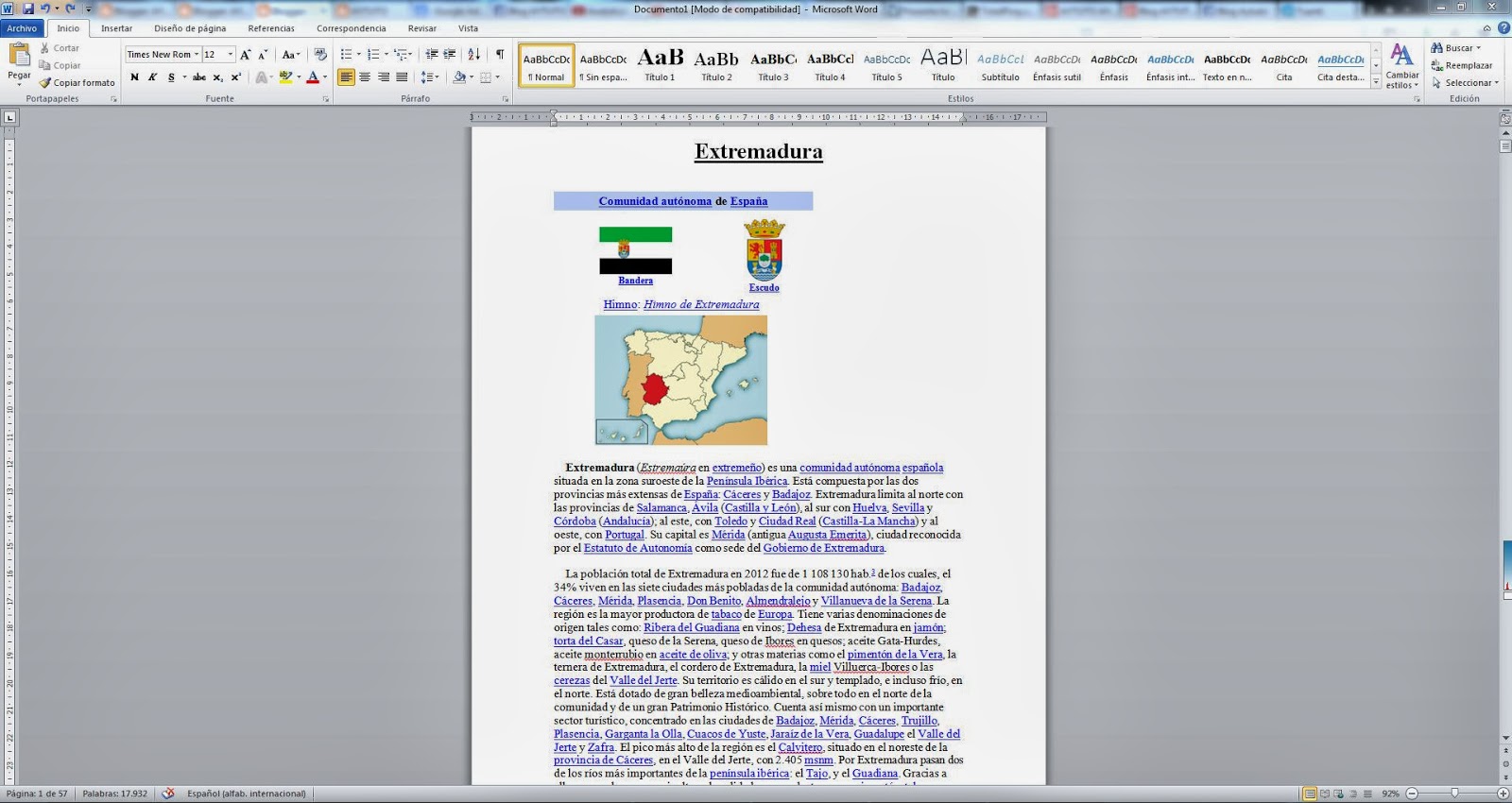 Aplicar interlineado doble a un texto en WORD - AYTUTO Blog