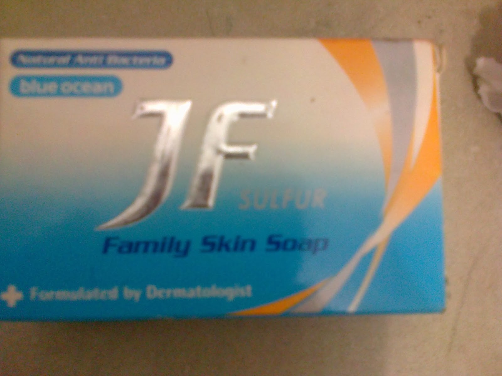review- JF sulfur family skin soap-blue ocean ~ Sucijewels