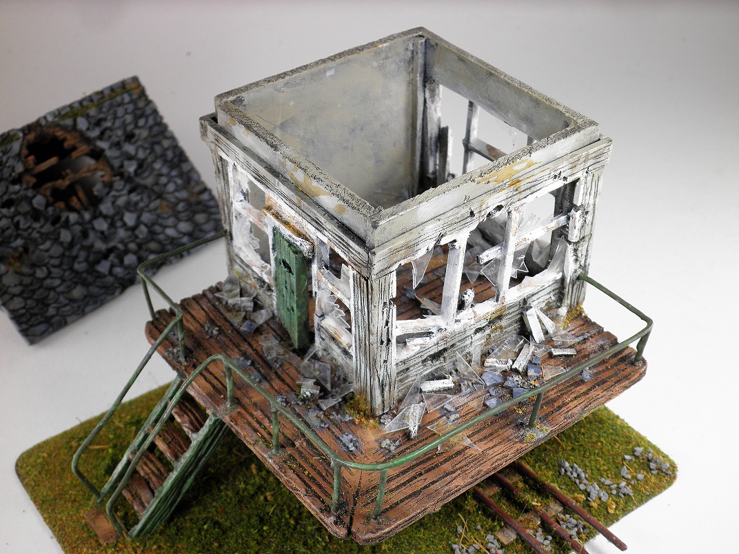 JOHN BOND's WARGAMING STUFF: SCRATCH BUILD MDF SIGNAL BOX
