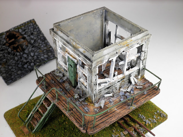 JOHN BOND's WARGAMING STUFF: SCRATCH BUILD MDF SIGNAL BOX