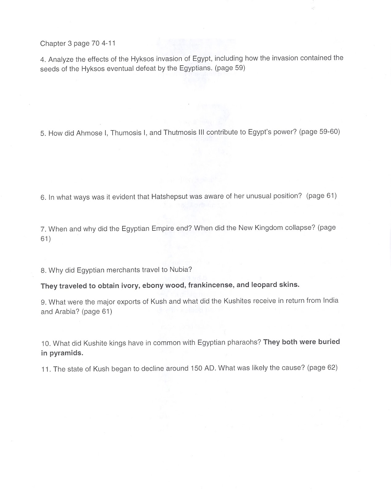 Mr. E's World History Page: World History 2019-2020: Chapter 3 - Early ...