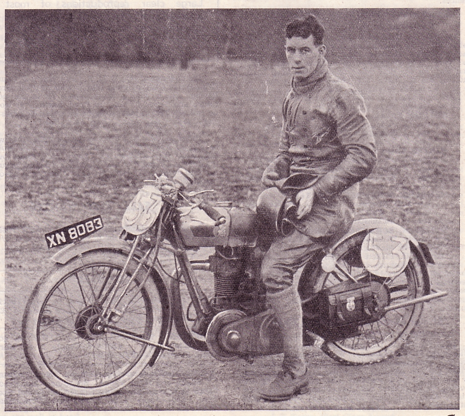 Red Devil Motors: Rare image of a 1923 Matchless race bike