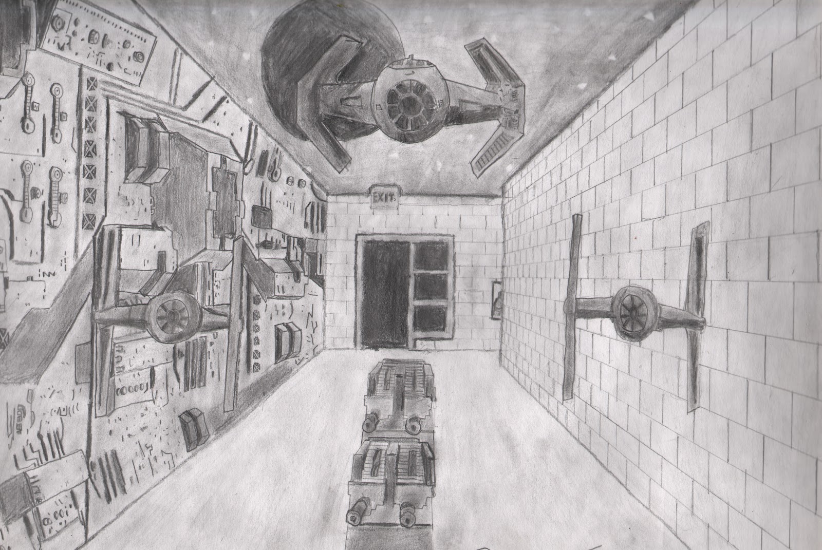 Ninja Artist: Surreal One-Point Perspective