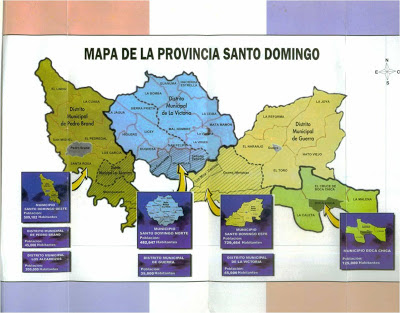 Region Ozama: Ley 163-01 que crea la Provincia de Santo Domingo.