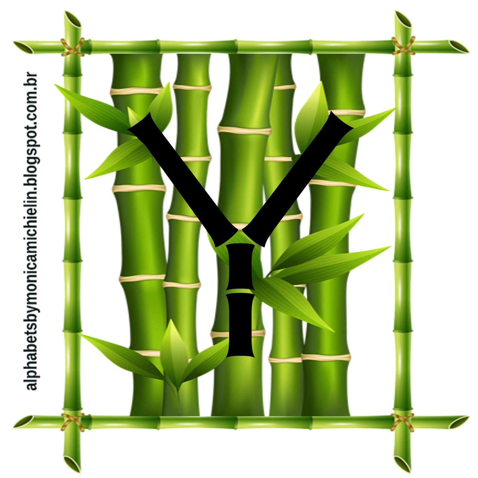 M. Michielin Alphabets: BAMBU ALFABETO POR MÔNICA MICHIELIN ANTUNES VIEIRA