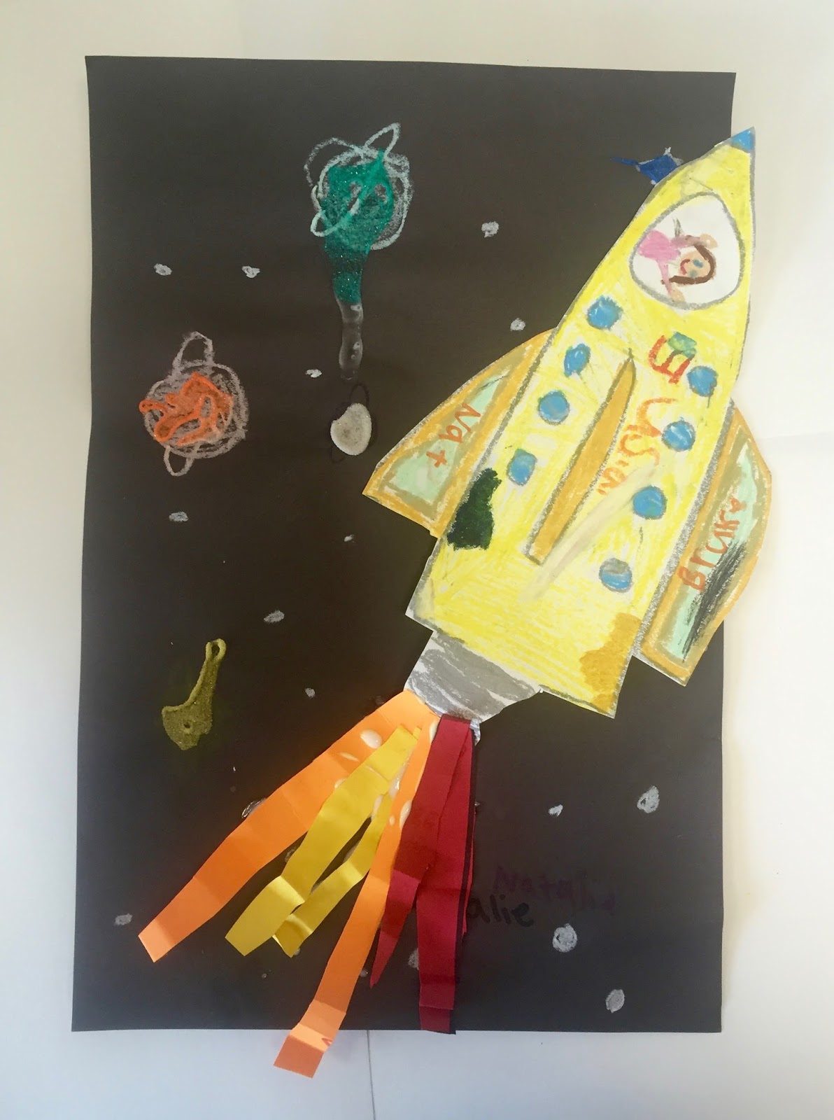 Grandville Elementary ART: First Grade Rocket Ships
