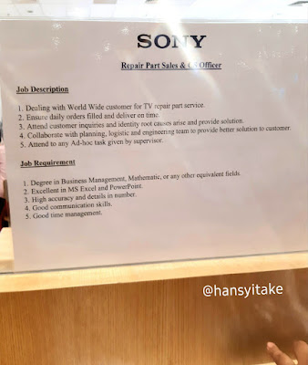 Walk-In Interview Sony EMCS (Malaysia) Sdn. Bhd.