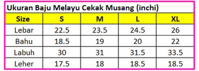 Haryani Boutique: Baju Melayu Siap - Satu Set Dengan Seluar