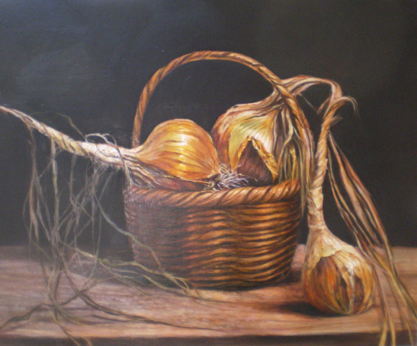 G. RUIZ TORTOSA: "BODEGÓN DE LAS CEBOLLAS"OLEO-REALISMO-PINTURA--NATURA ...