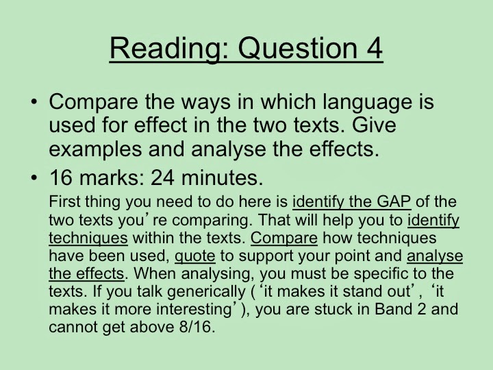 Mrs B's GCSE English Blog: Miss Egan's Higher English/English Language ...