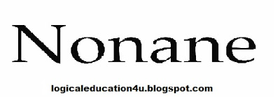 ISOMERS OF NONANE « LOGICAL EDUCATION 4U
