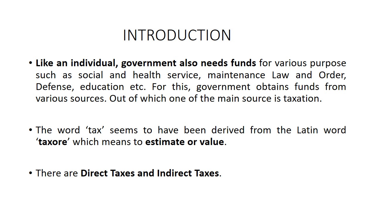 Dr Princy Francis: An Introduction to Income Tax