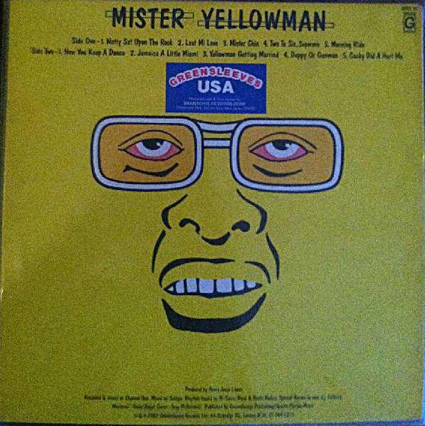 REGGAE - DANCEHALL- HIP HOP: Yellowman - Mister Yellowman 1982