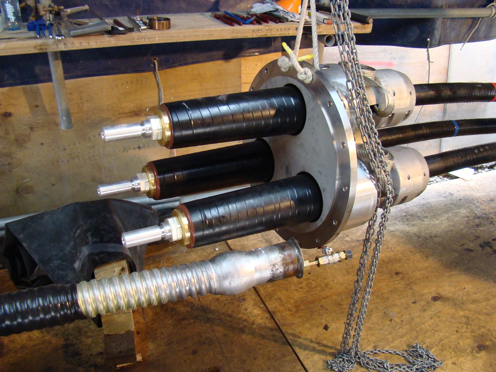 December 2012 - The first pull of new 66kV subterranean cables for ...