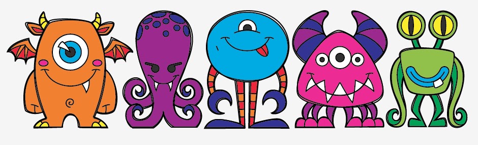 Taylor S Smith | Illustration and Sketch Journal: Cartoon Monster Designs